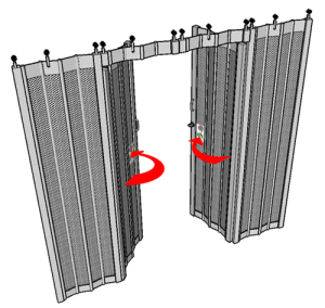 Emergency Egress Door Options for our Side Folding Doors