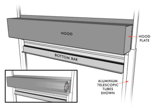 Hood and Fascia Options - Lift Ready Rolling Grille